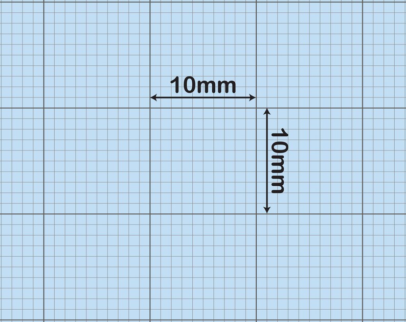 Coloured Graph Paper / A4 Journal Graph Paper / 1mm Grid / | Etsy