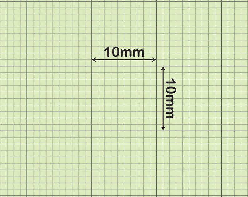 Coloured Graph Paper / A4 Journal Graph Paper / 1mm Grid / Soft Lines ...