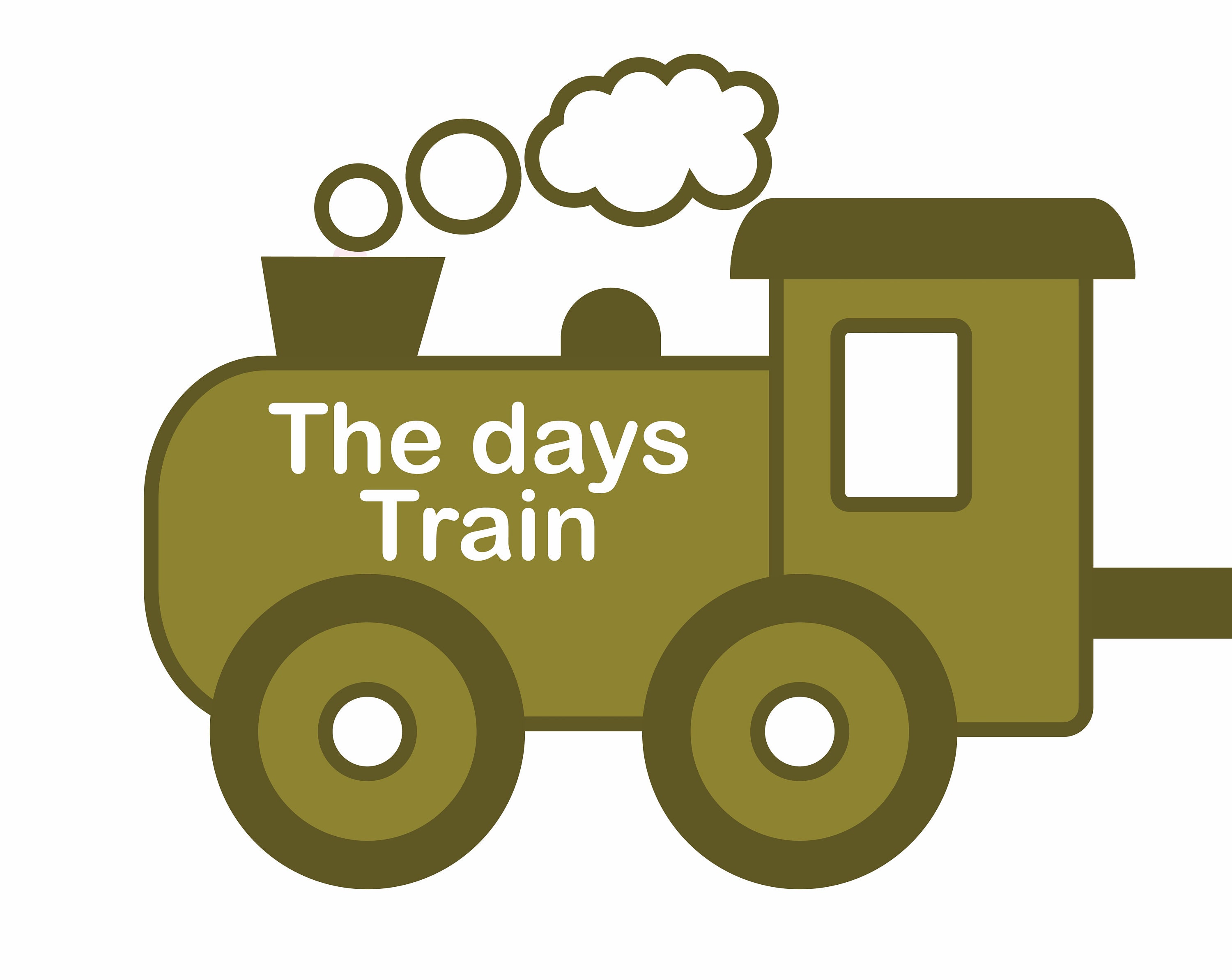 ENGLISH Days Train / the Days of the Week / School Days Poster ...