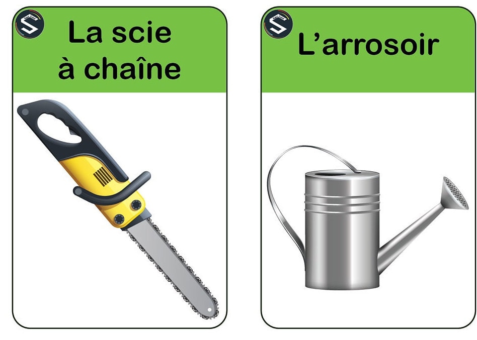 FRENCH Garden Vocabulary Printable Flashcards | Le Lexique Thématique ...