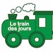 French Days of the Week Train Chart: Playroom Printable (digital ...