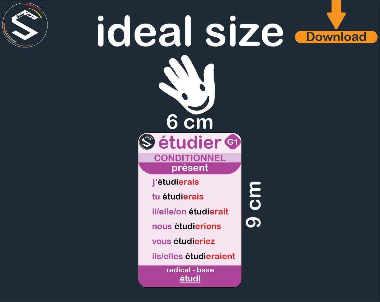 Conjugaison Du Verbe ÉTUDIER à TOUS Les Temps, French Verbs Conjugation ...