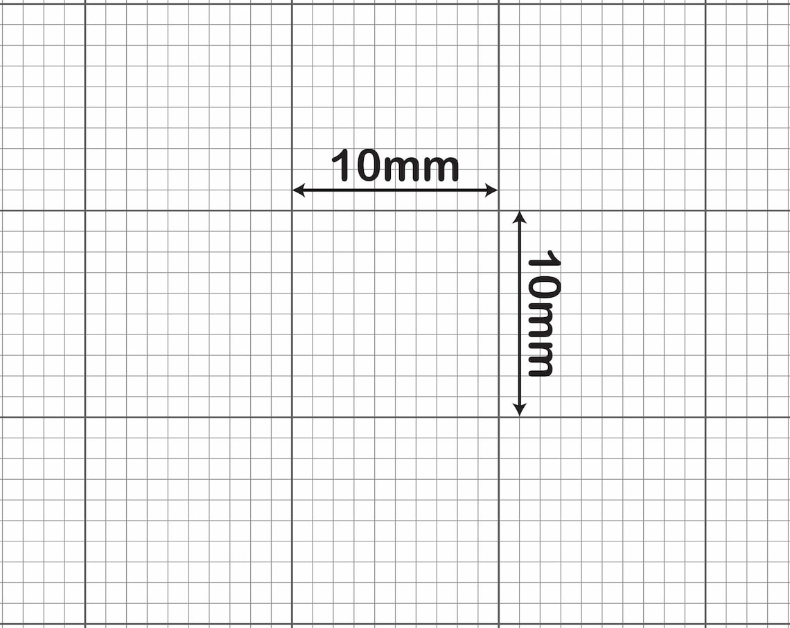 Coloured Graph Paper / A4 Journal Graph Paper / 1mm Grid / | Etsy