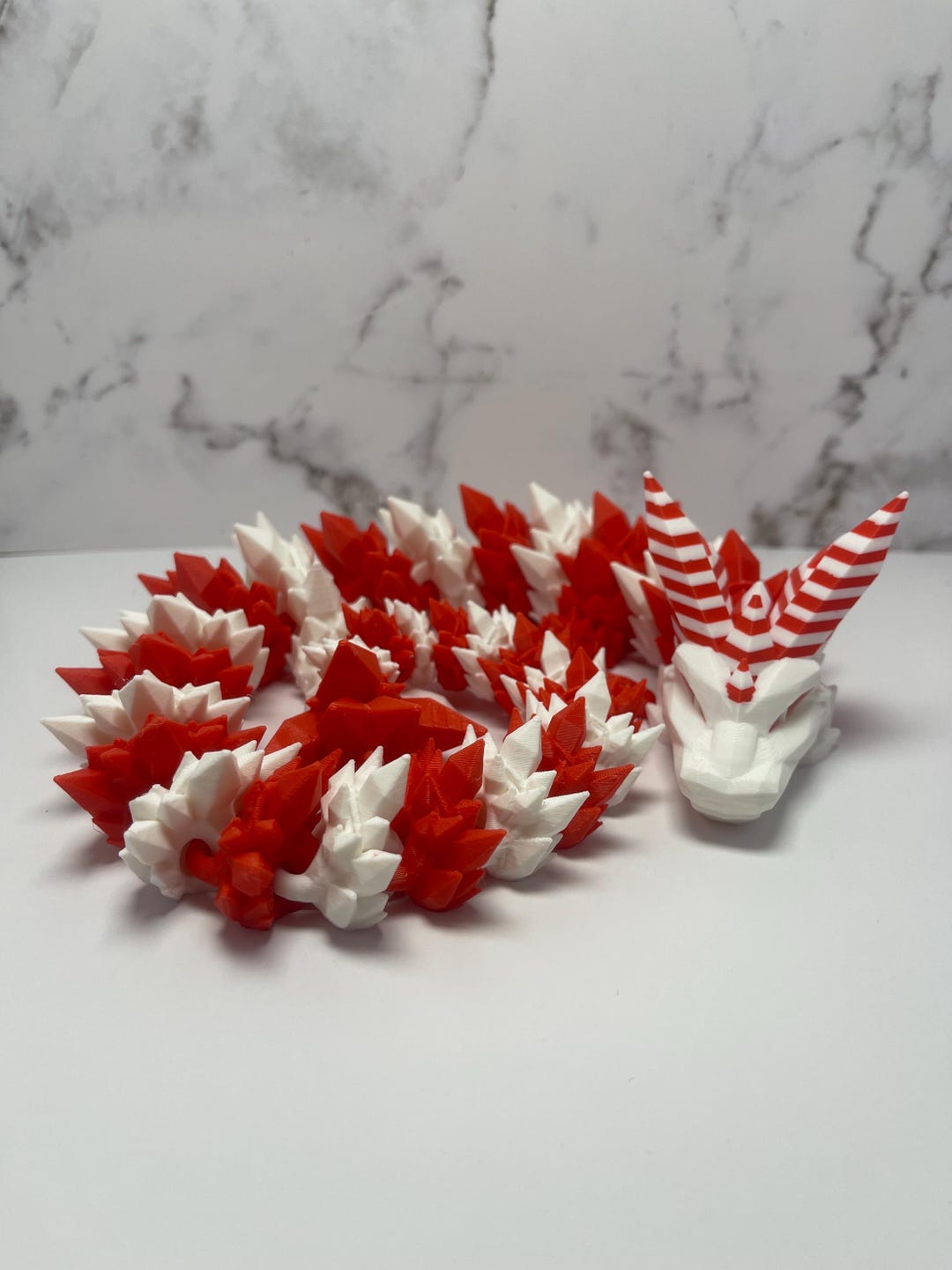 Candy Cane Dragon - Etsy