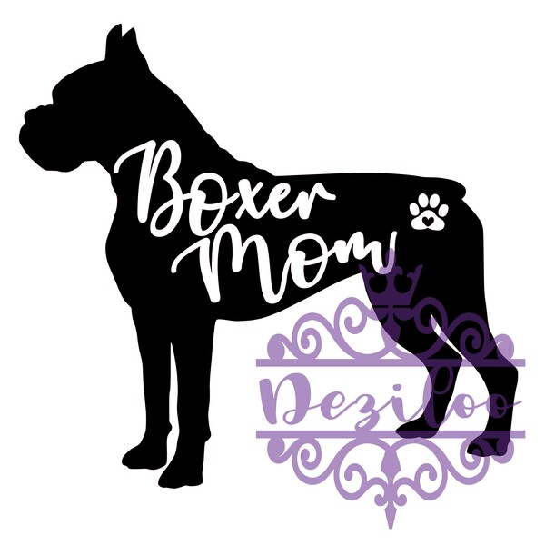 Boxer Dxf File - Etsy
