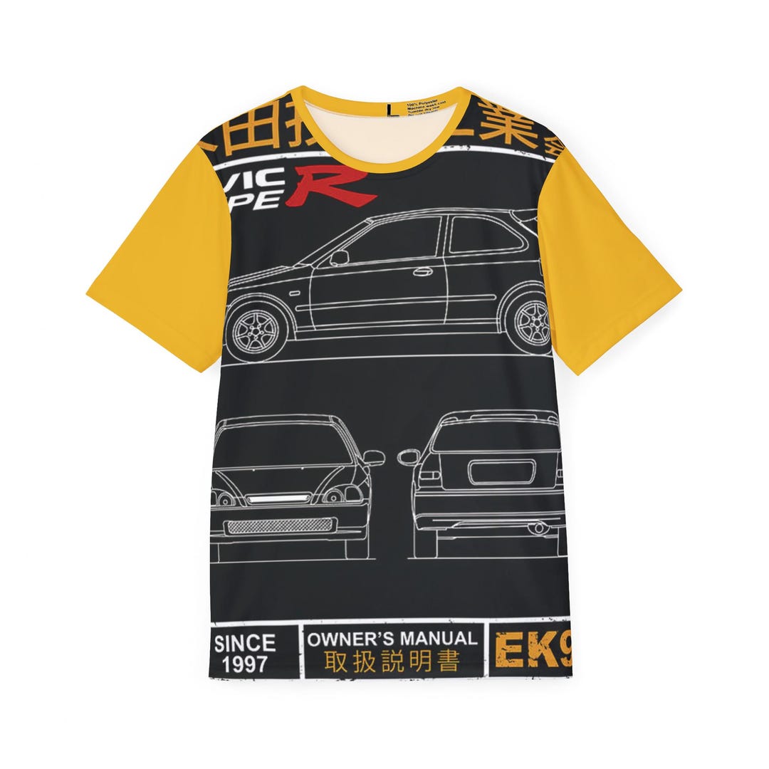 Honda Civic EK9 Type R T-shirt - Etsy