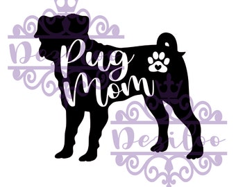 Dog Mom Cursive Svg - Etsy