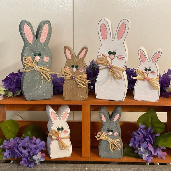 Wooden Easter Bunny - Etsy