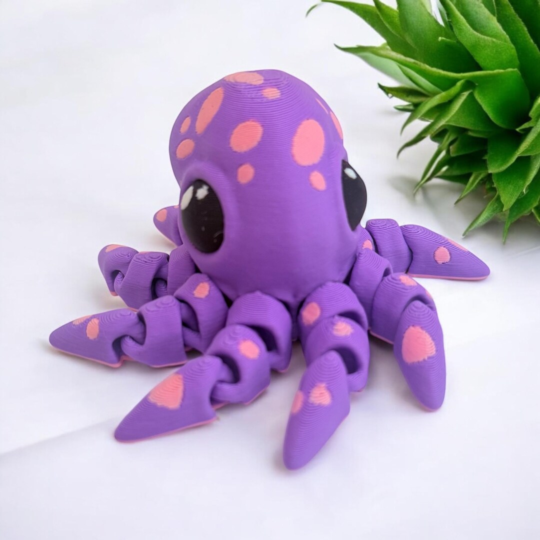 Octopus, Flexible Fidget Toy - Autism, ADHD, Stress, Anxiety Relief - Etsy