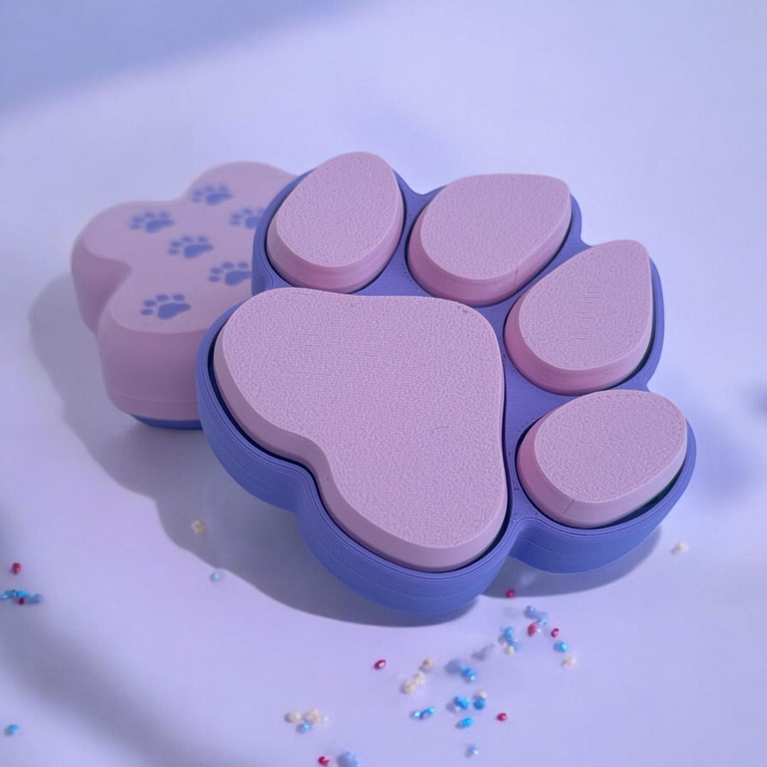 Dog Paw Fidget Clickers - Keychains - Sensory Toy - Autism, ADHD ...