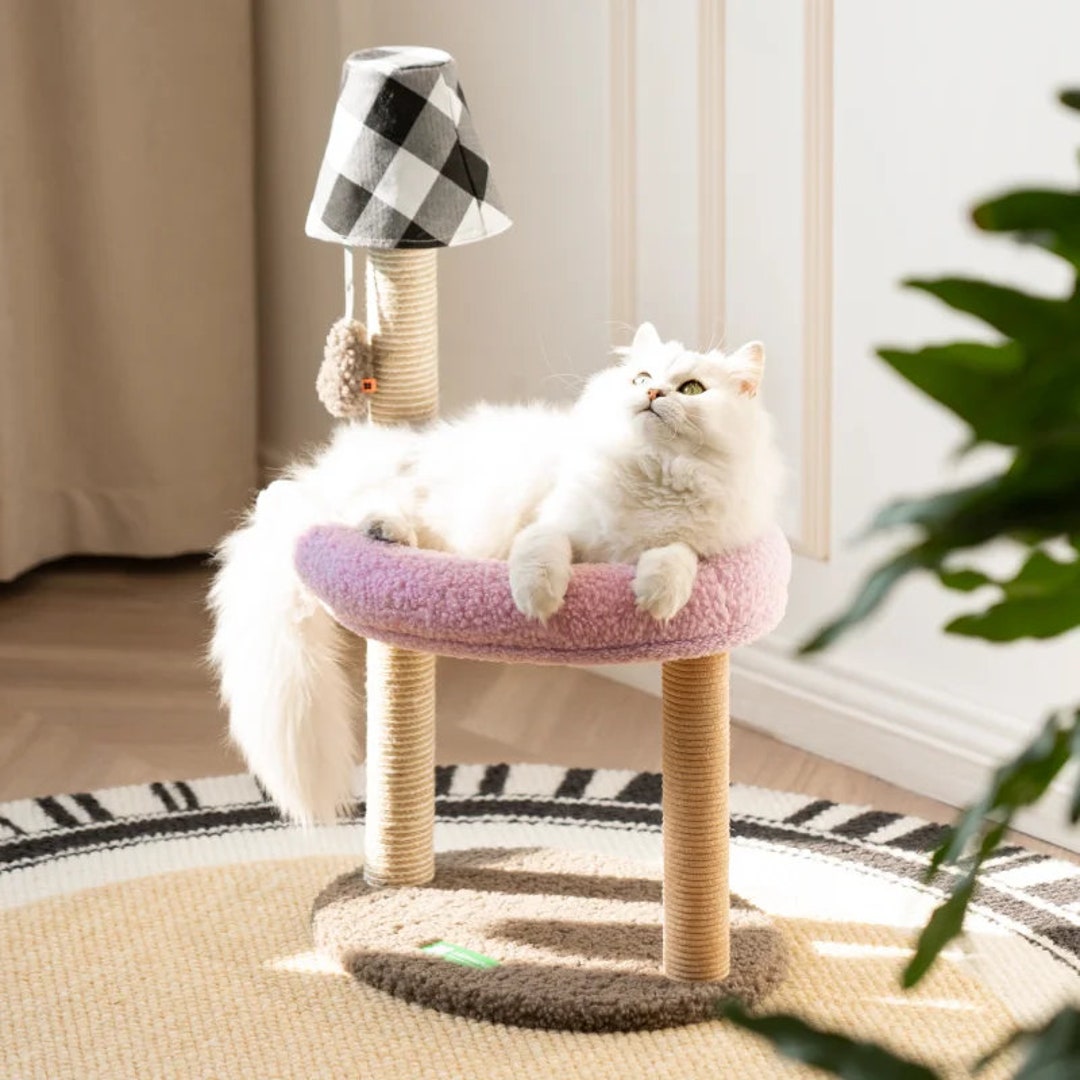 Cat Sisal Scratching Post, Cat Tree, Interactive Cat Toy, Cat Scratcher ...