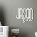 Modern Name Sign Boy Name Sign Nursery Name Sign First - Etsy