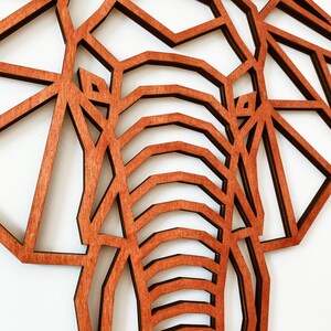 Geometric Safari Animals Wall Decor, Geometric Elephant Nursery Wall ...