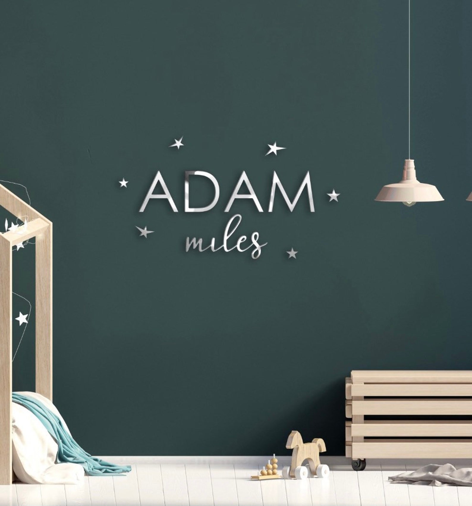 Modern Name Sign Boy Name Sign Nursery Name Sign First - Etsy