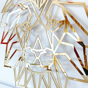 Set of 3 Geometric Animals, Nursery Wall Decor, Wild Animals Nursery ...