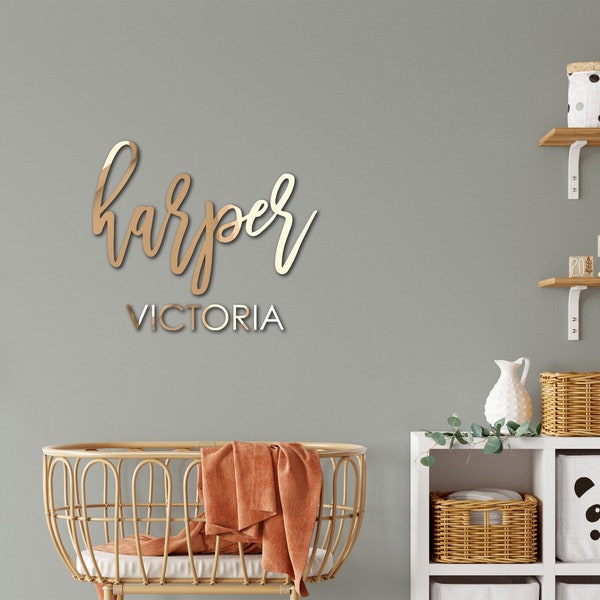 Nursery Name Sign - Etsy