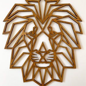 Set of 3 Geometric Animals, Nursery Wall Decor, Wild Animals Nursery ...