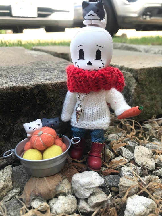 Pocket Sized Undertale Papyrus Doll - Etsy