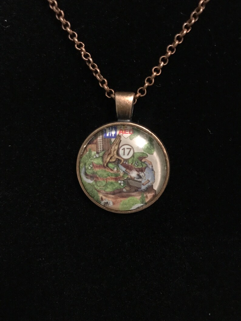 Walt Disney World Splash Mountain Map Necklace - Etsy