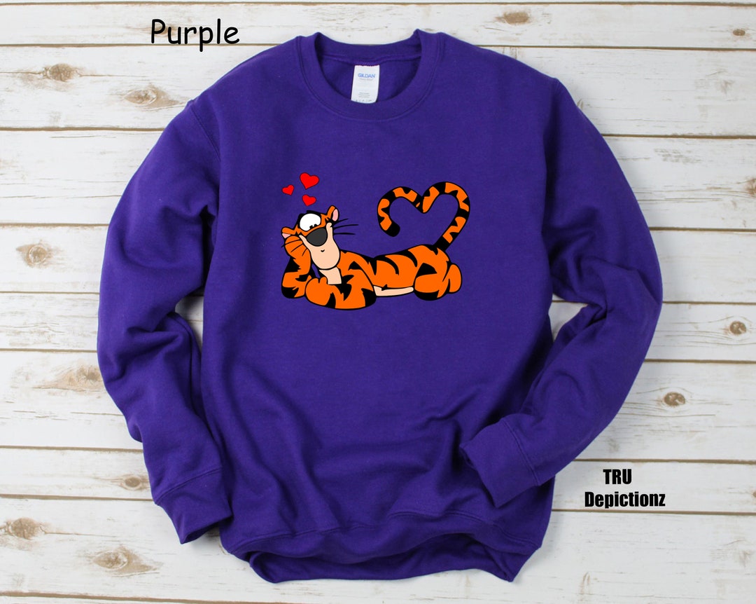 Tigger Thinking About Love Sweatshirtwinnie the Pooh Shirtdisney ...