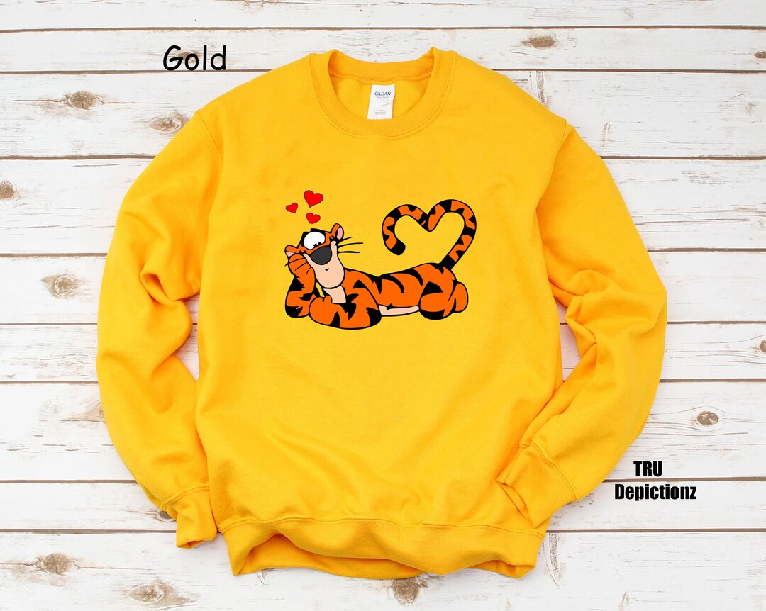 Tigger Thinking About Love Sweatshirtwinnie the Pooh Shirtdisney ...