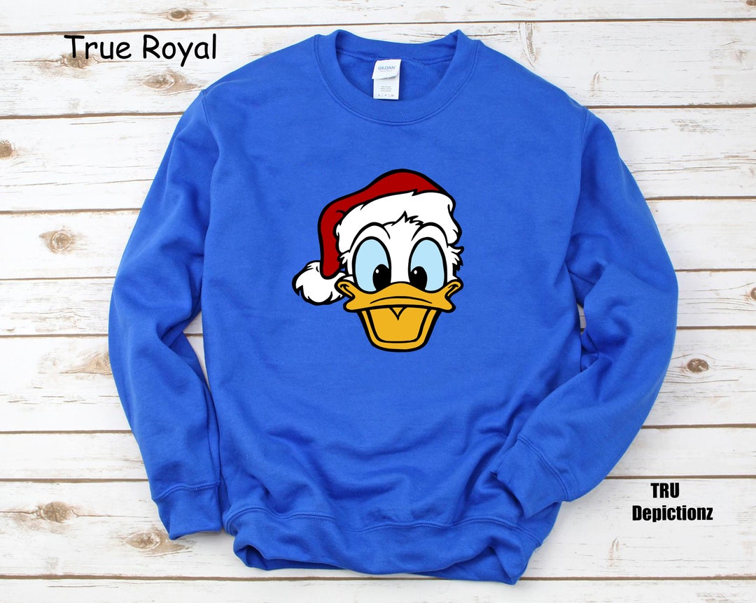 Santa Claus Donald Christmas Sweatshirtdonald Duck Christmas ...