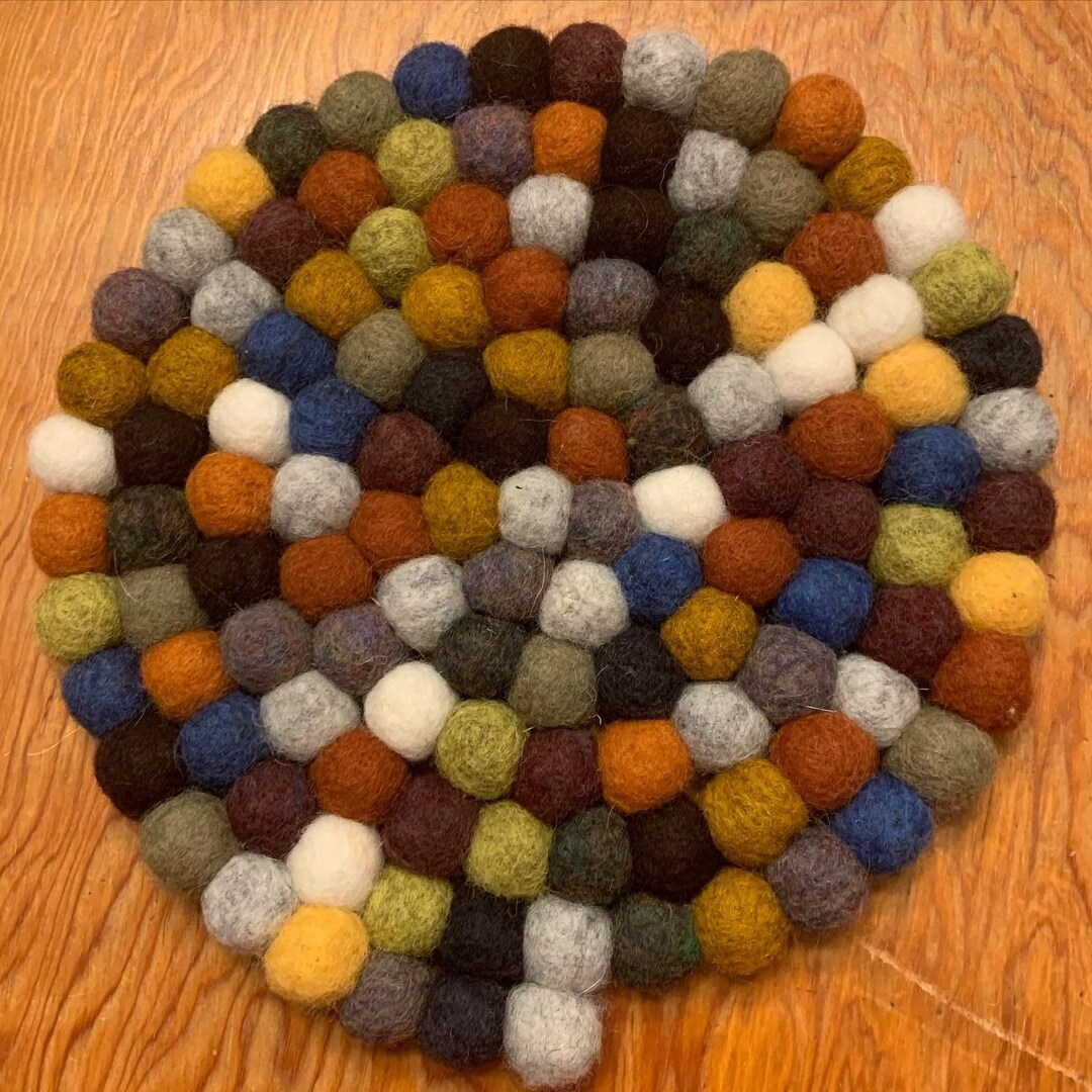 Needle Felted Trivet - Etsy Canada