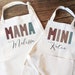Personalized Name Apron Kids, Mama Mini Apron, Mothers Day Aprons ...