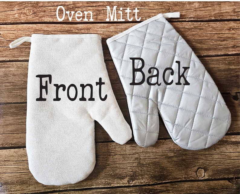 Personalized Kitchen Gift Set: Custom Apron, Oven Mitt, Potholder - Etsy
