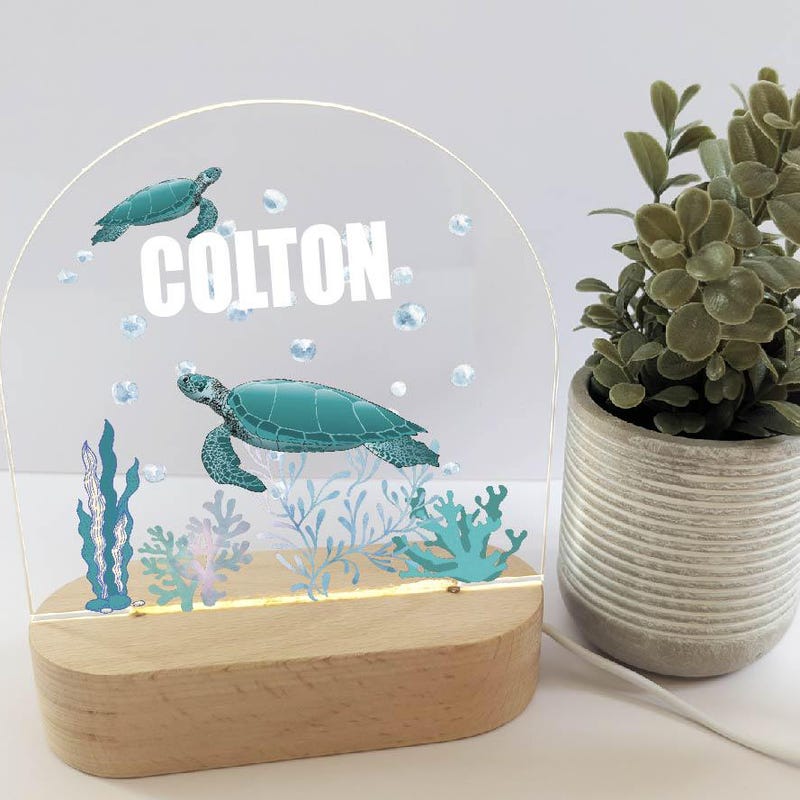 Turtle Lamp - Etsy