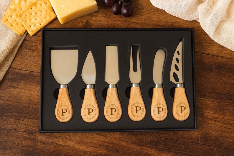 Custom Cheese Knife Set – Premium Corporate Gift or Event Favor With ...