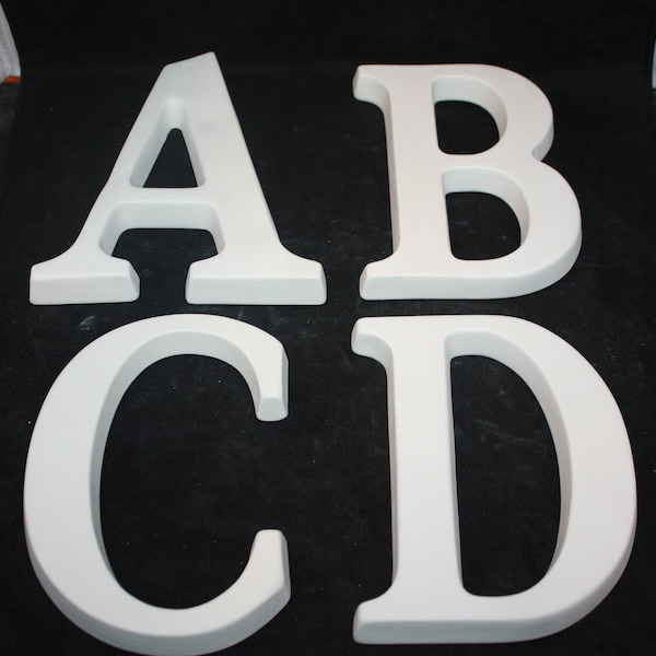 Ceramic Letters - Etsy
