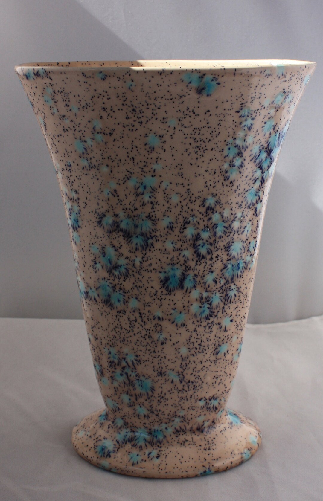 Ceramic Tall Fluted Vase - Etsy