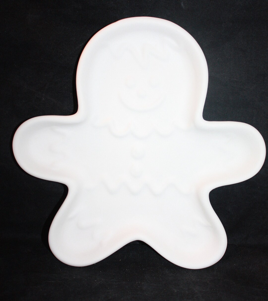 Ceramic Gingerbread Man Plate Paint Your Own Bisque - Etsy