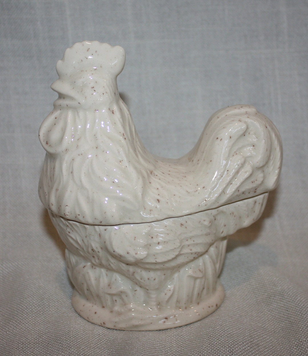 Ceramic Chicken Rooster Container - Etsy