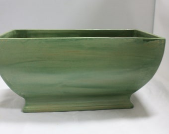 Ceramic Rectangle Planter | Etsy