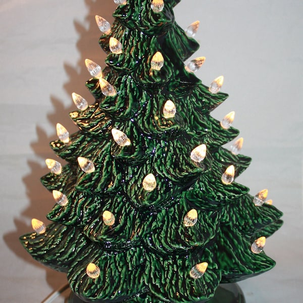 Ceramic Christmas Tree With Lights - Etsy