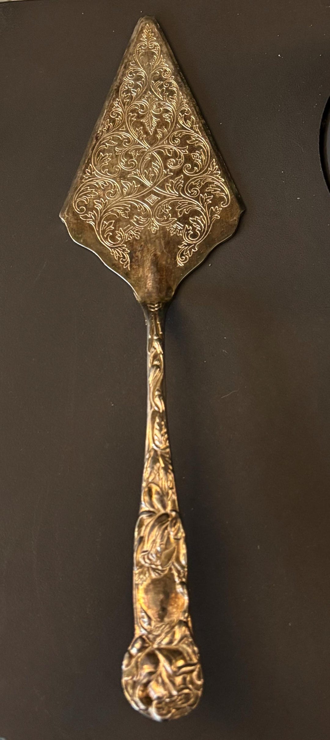 Vintage Silver Plated Cake Slice, Cake Server, Engraved With Italy ...