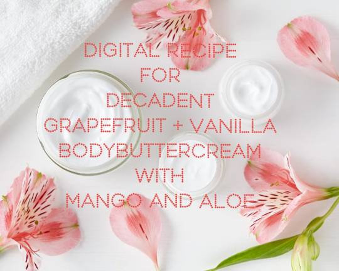 Digital Recipe for Emulsified Body Buttercream Tutorial, Bath and Body ...