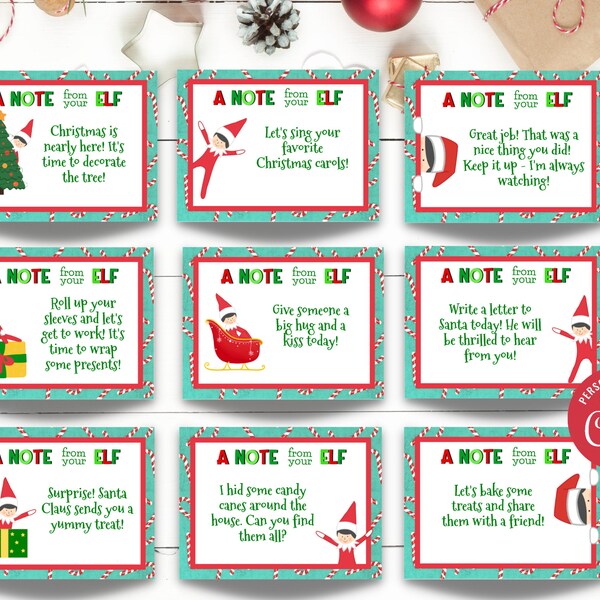 Elf Note - Etsy