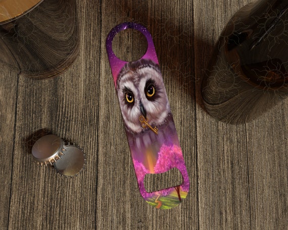 Season Owls With Keys Owl Two Sided Bar Key Flat Bottle Opener - Etsy