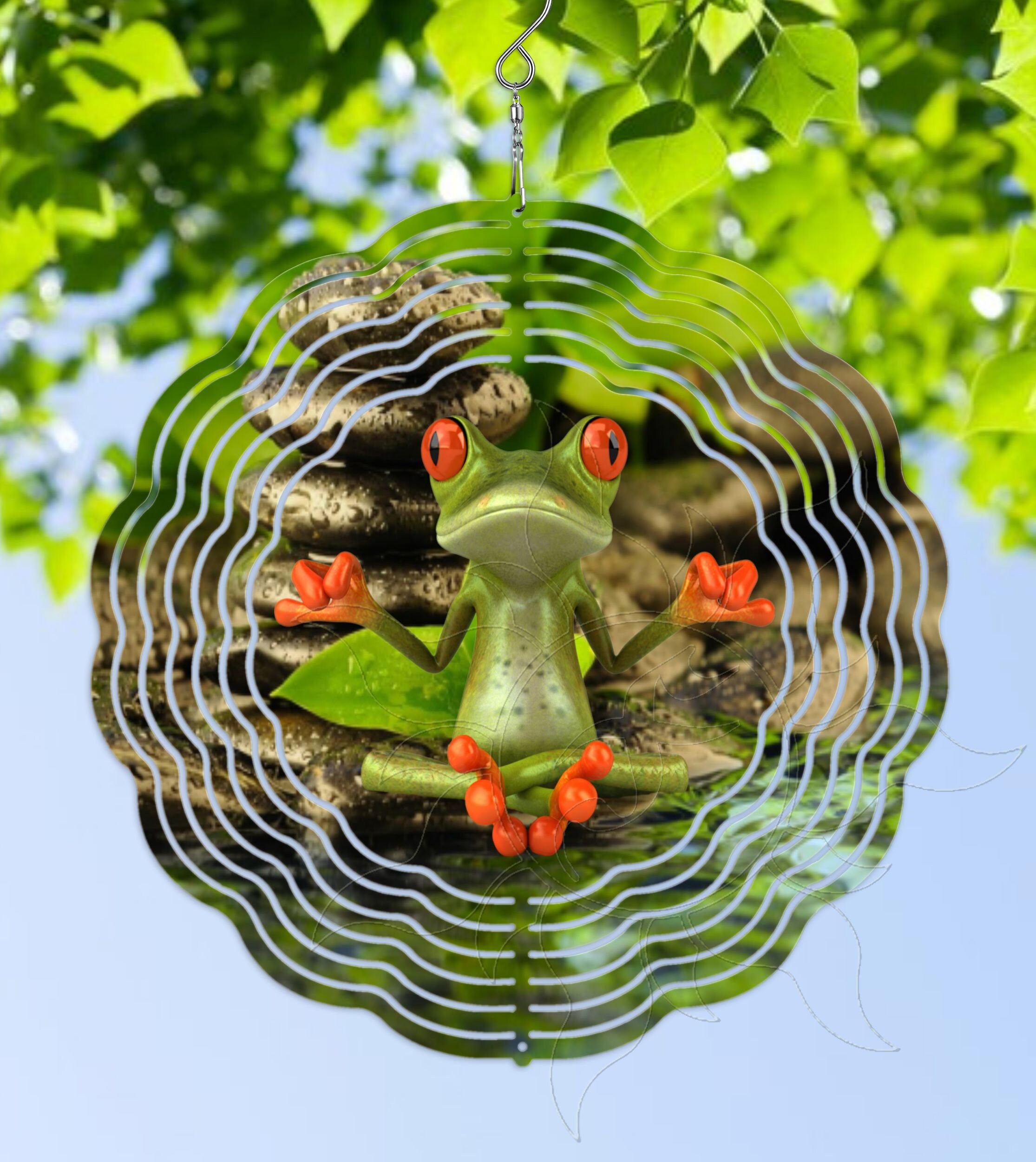 Red Eyed Tree Frog Hanging