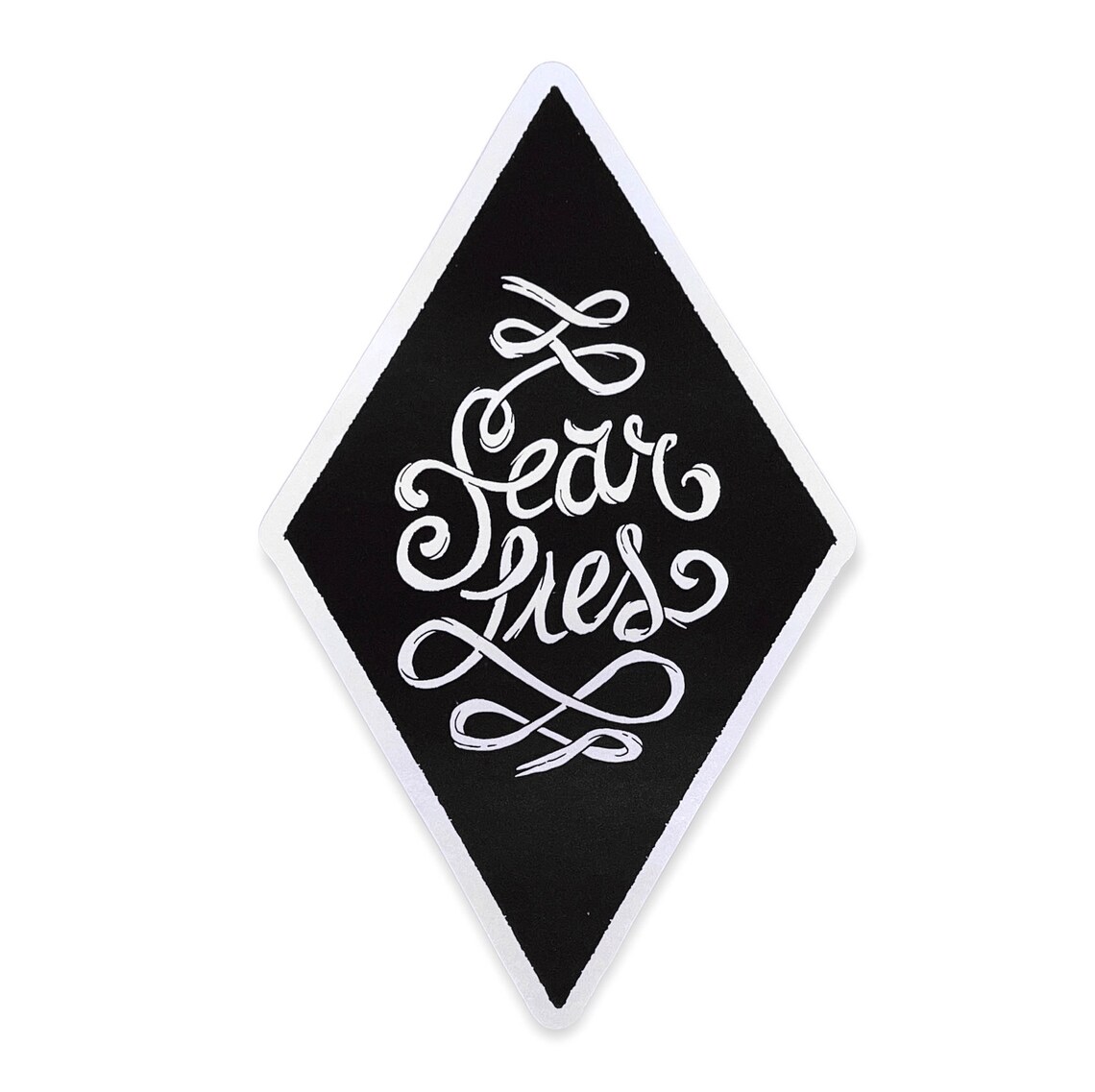 Fear Lies Vinyl Sticker - Soft Holo Sticker - Etsy