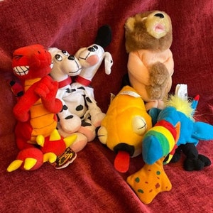 18 Meanie Babies Plush Animals - Etsy