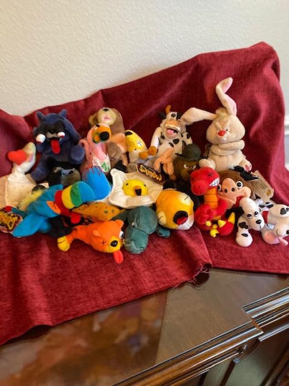 18 Meanie Babies Plush Animals - Etsy