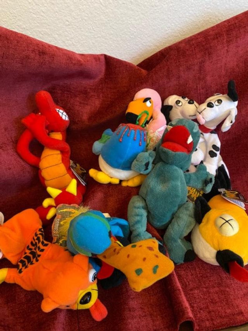 18 Meanie Babies Plush Animals - Etsy