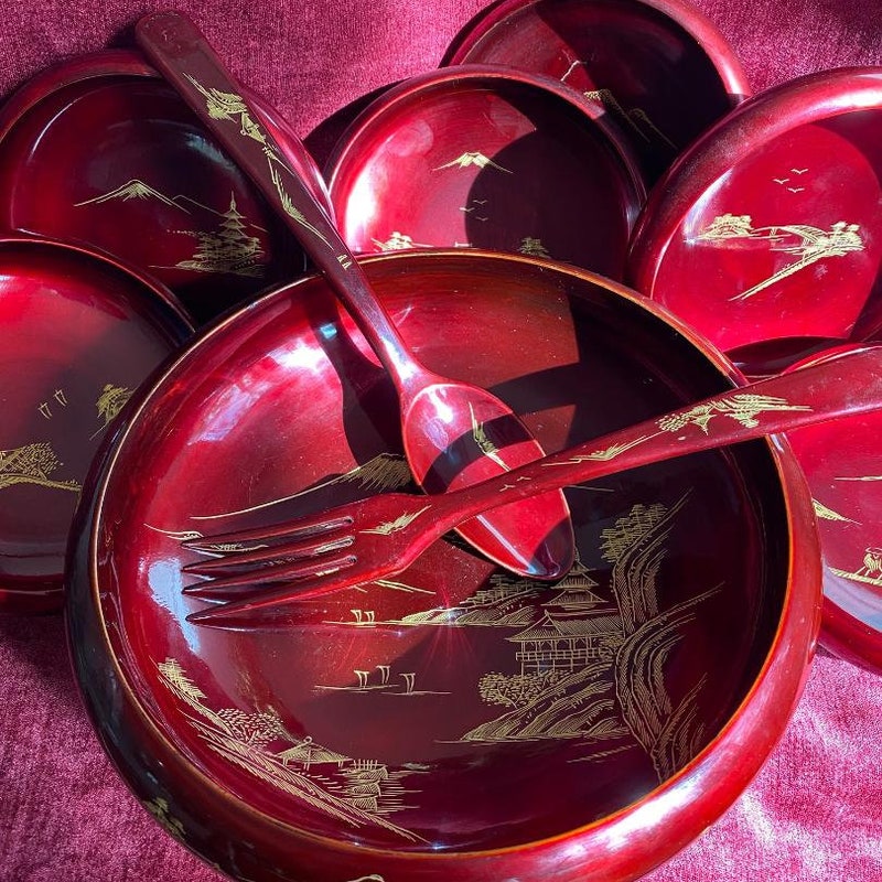 Red Lacquer - Etsy