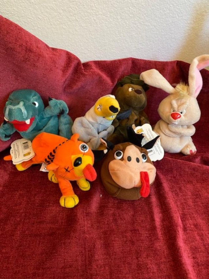 18 Meanie Babies Plush Animals - Etsy