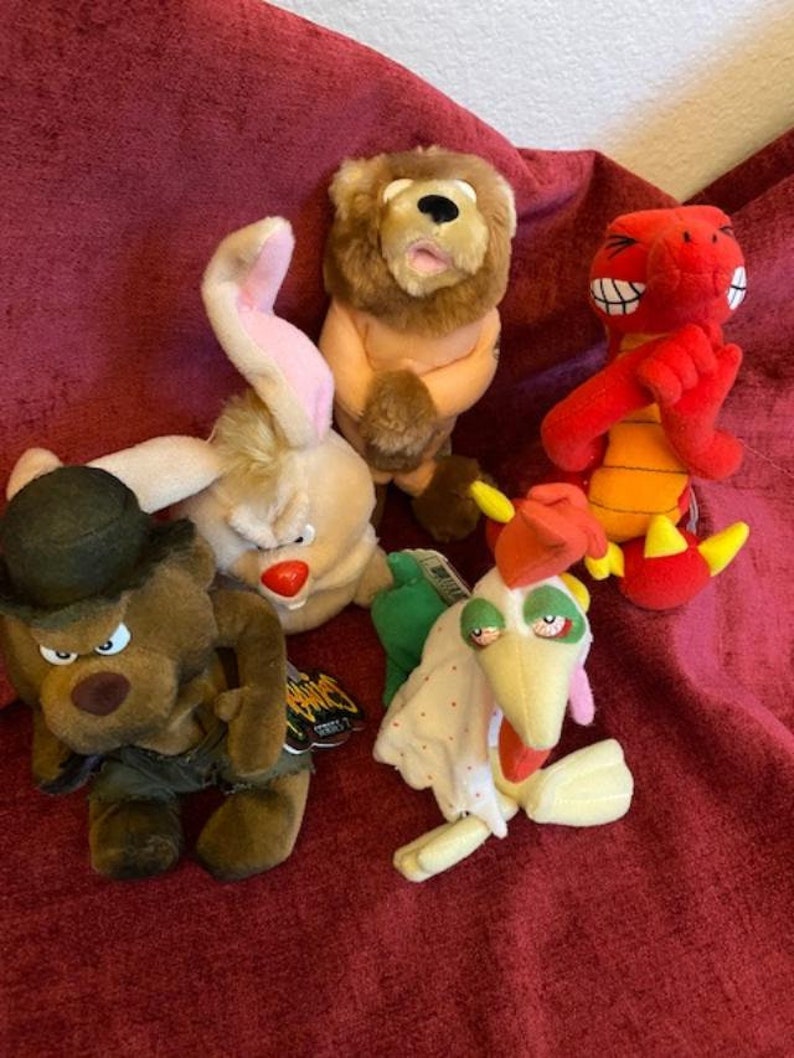 18 Meanie Babies Plush Animals - Etsy