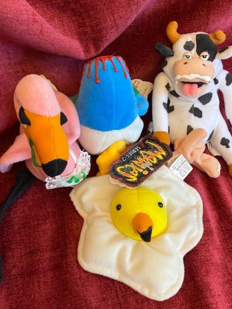 18 Meanie Babies Plush Animals - Etsy